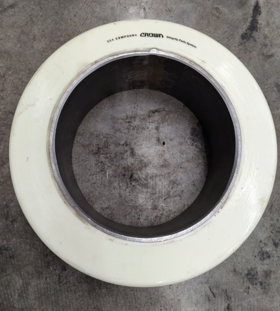 OEM Crown 16X7X10-1/2 Press On Forklift Tire Smooth White Non Marking ...
