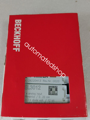 EL3012 BECKHOFF 2-channel analog input module brand new Shipping DHL or FedEX | eBay