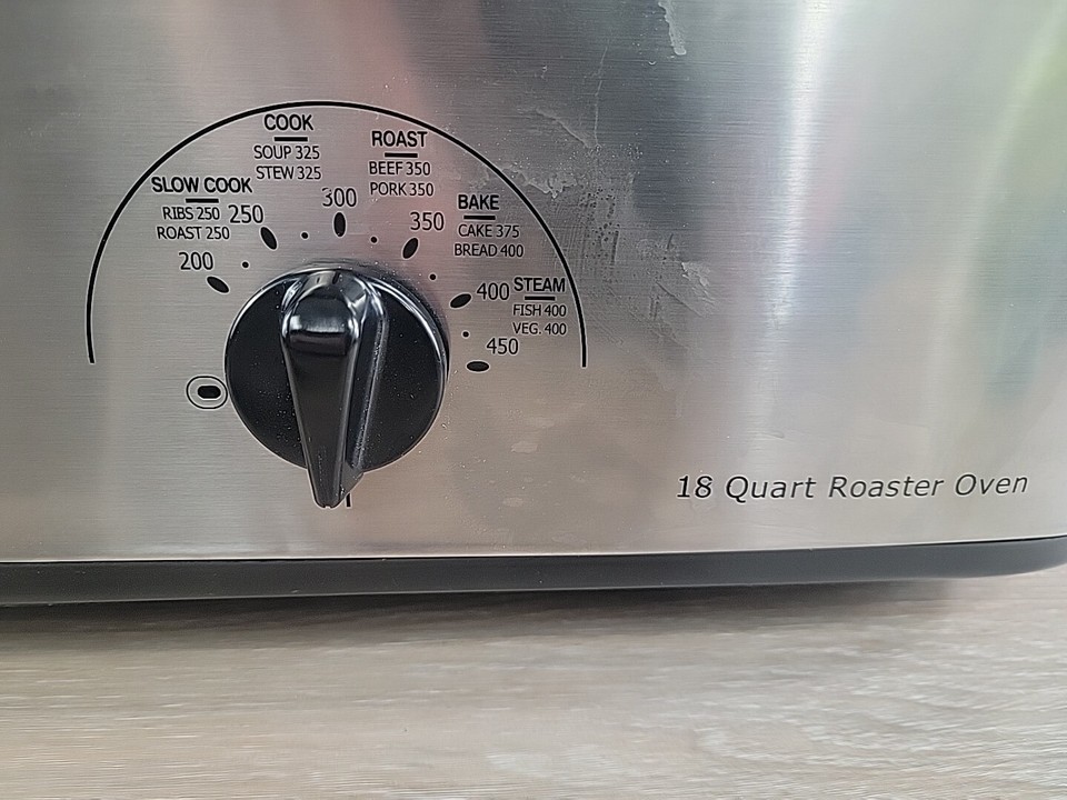Nesco 18 QT Roaster Oven Roast Bake Cook Steam With Slow Cooking Model ...