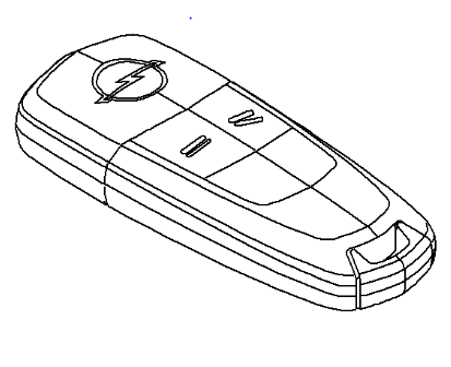 2007 Vauxhall ASTRA Mk5 H Keyless Entry Remote Key Fob 13239951 84131 ...