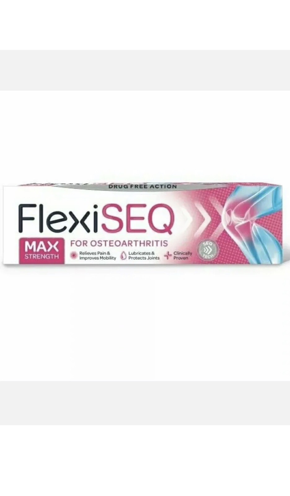 Flexiseq Osteoarthritis Max Strength Gel 50g Joint Pain Relief Long ...