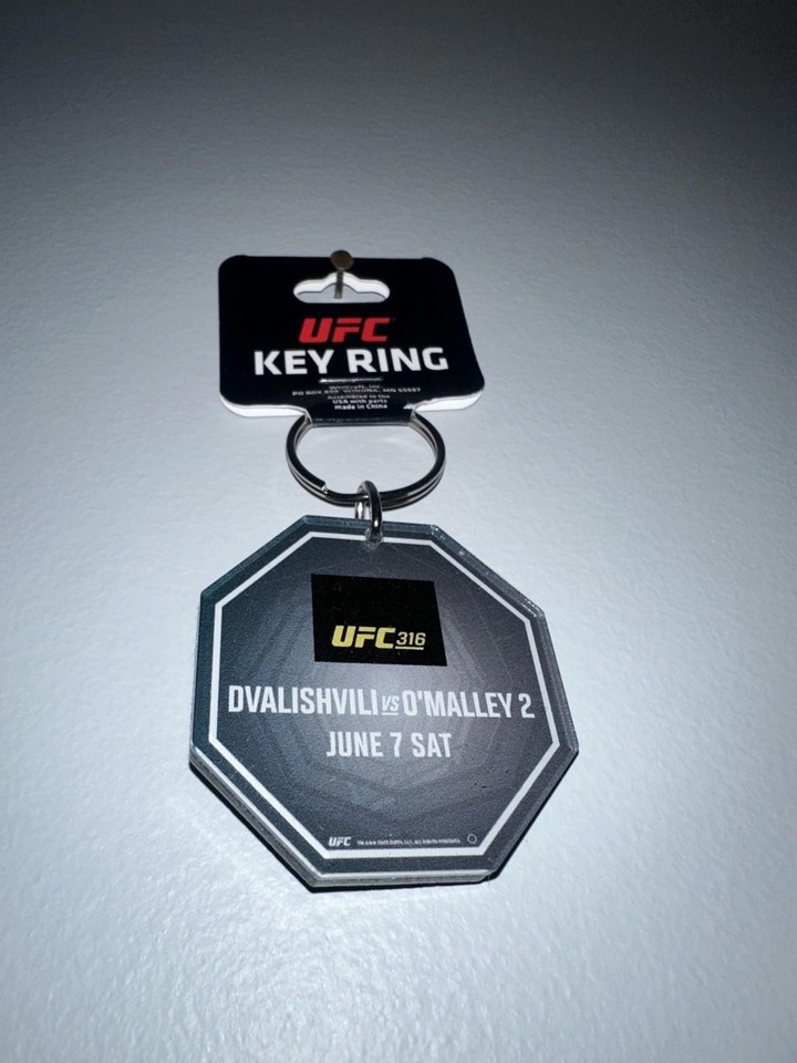 UFC 316 Key Ring - Keychain - Dvalishvili vs O'Malley 2 | eBay