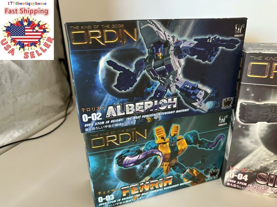 New DECEPTICONS Unique Toys Masterpiece Abominus Ordin Combiner Set of ...