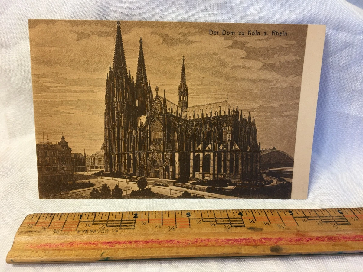 Vintage Postcard Cathedral Of Cologne