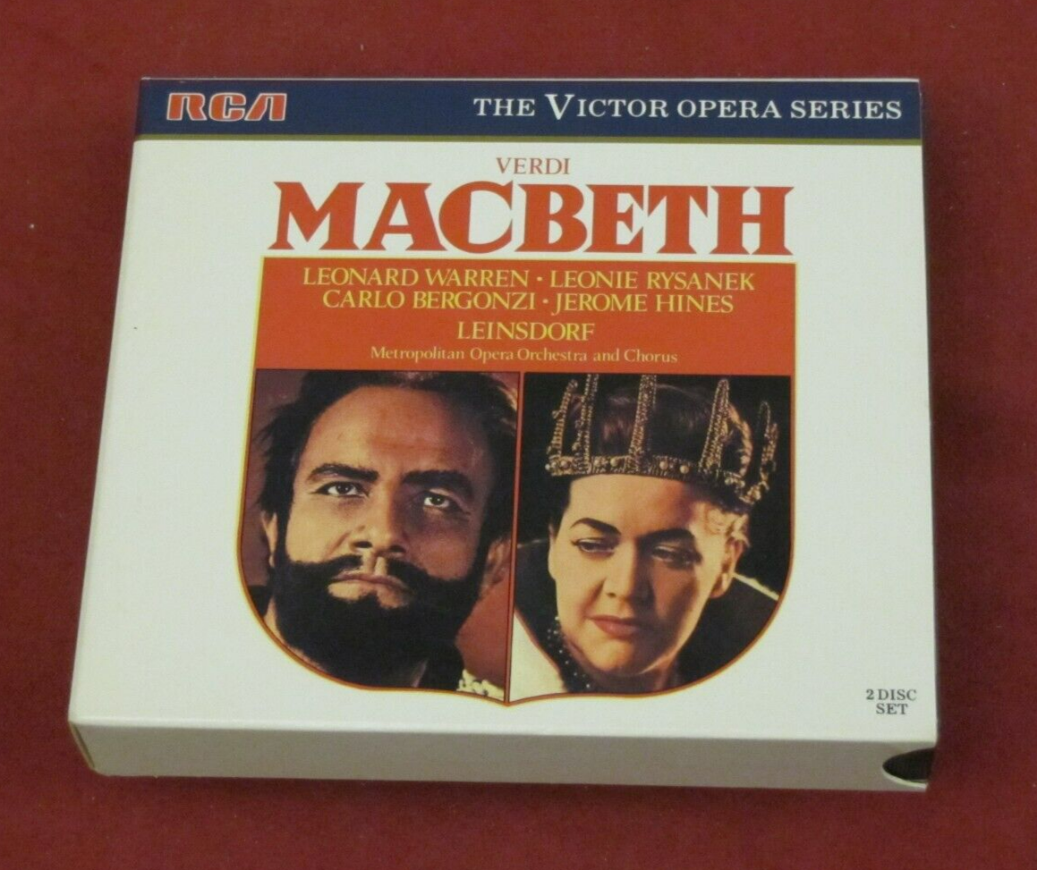 Verdi: Macbeth, Leonard Warren (1982, 2 CDs) LN | eBay
