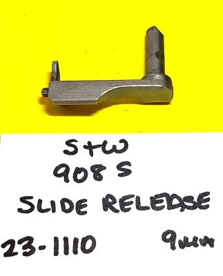 Smith & Wesson 908S 9MM Slide Stop, Slide Stop Plunger, & Spring 23 ...