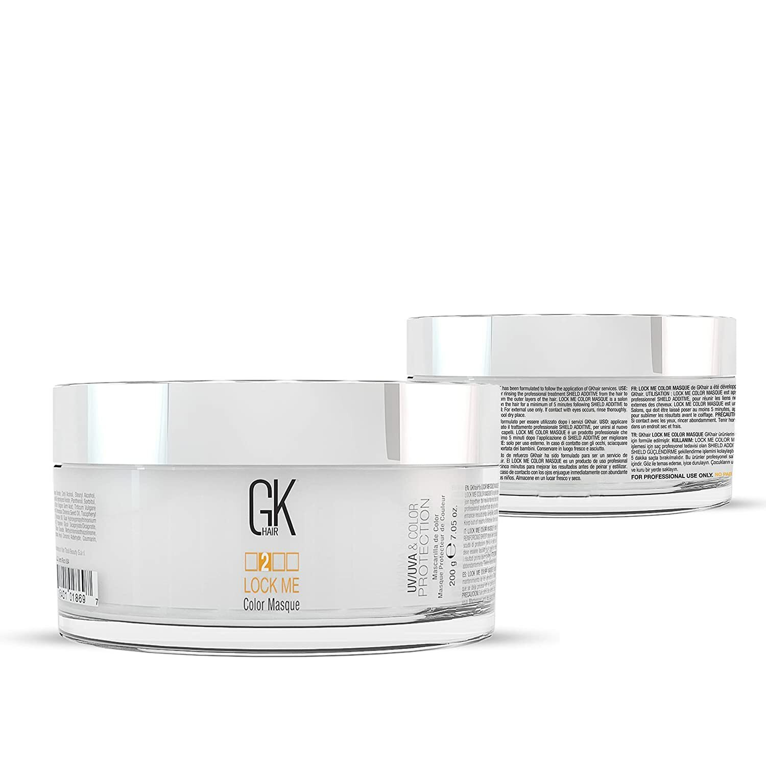 GK HAIR Lock Me Color Protection Masque UV Hair Care Styling Weak Hair ...