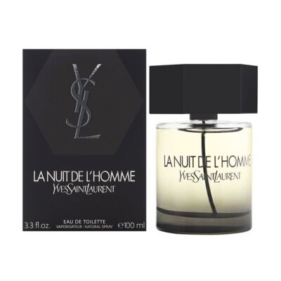 Yves Saint Laurent La Nuit De L'Homme for Men 100ml Eau De Toilette EDT ...