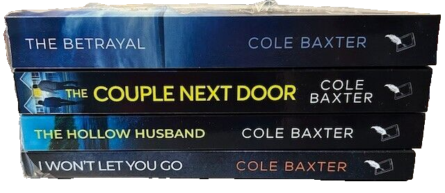 4 PB Novels by Cole Baxter/The Betrayal/Couple Next Door/++++ | eBay