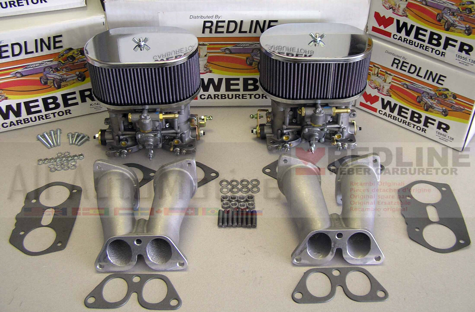 Porsche 356 912 Dual Weber 44 IDF Carburetor Kit Genuine European ...