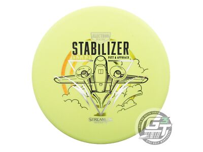 NEW Streamline Discs Electron Stabilizer 173g Yellow Putter Golf Disc ...
