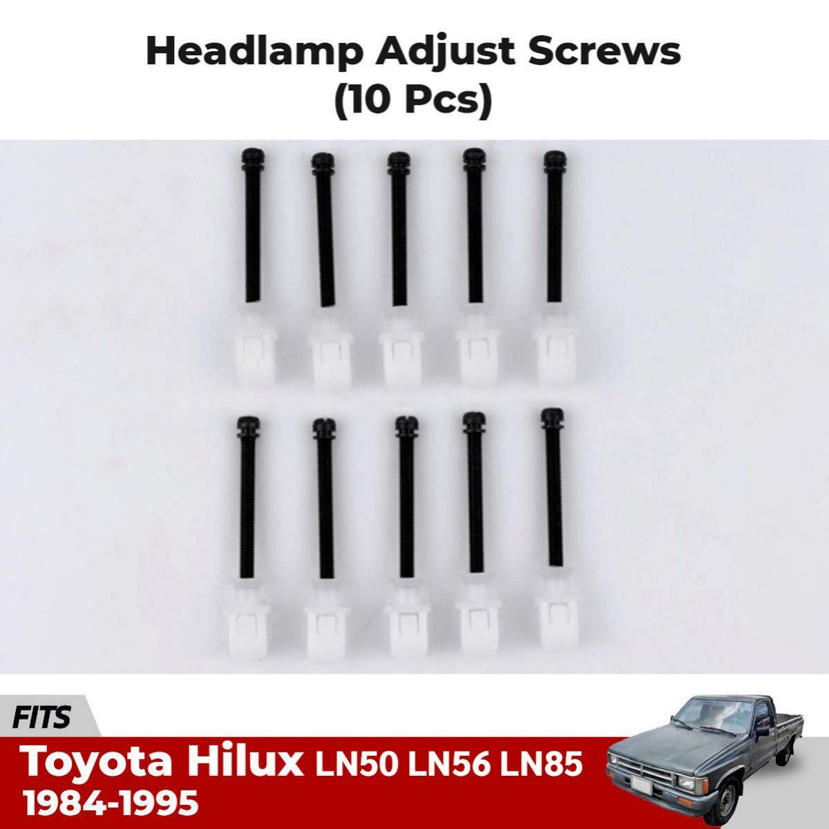 10x Set Headlight Adjustment Screw Bolt Nuts For Toyota Hilux SR5 ...