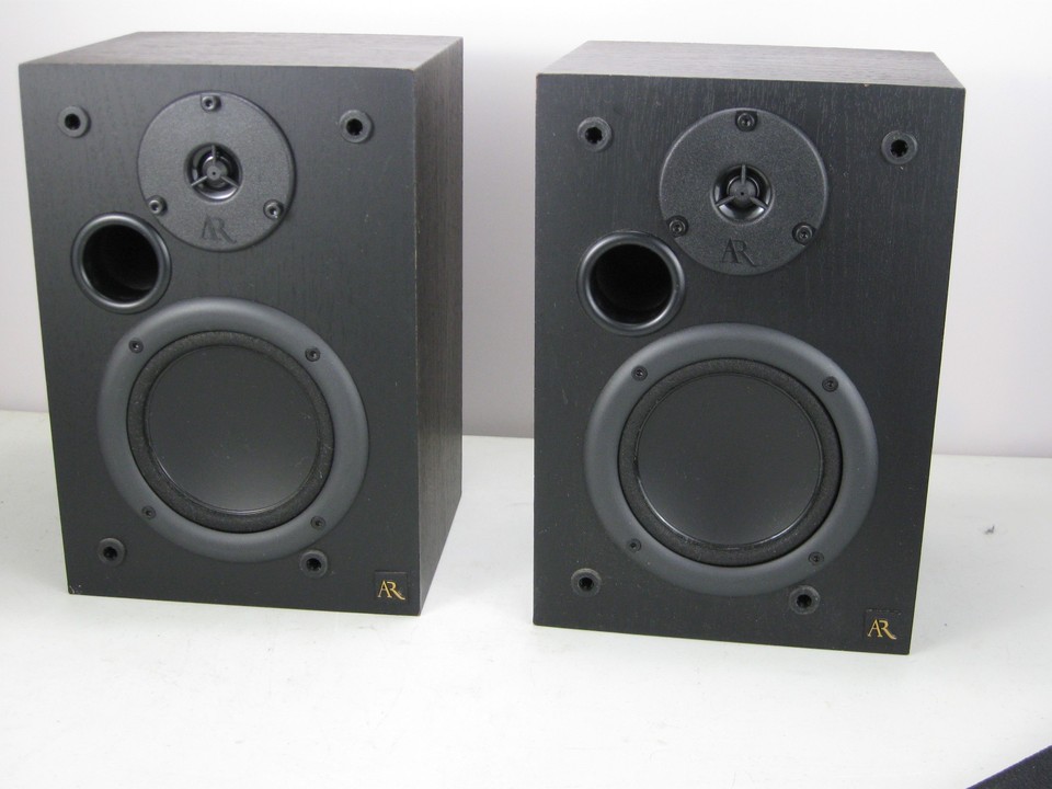 AR Acoustic Research 215 PS Black Bookshelf Speaker Set Tested Work ...