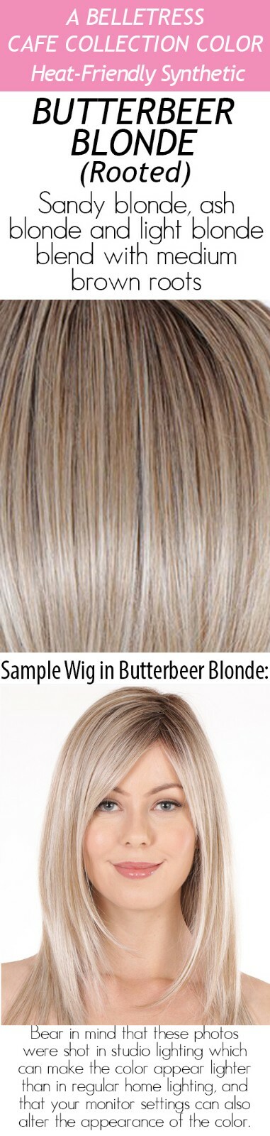 LACE FRONT MONO TOP PEERLESS TOPPER 16" or 19" by BELLETRESS, All ...