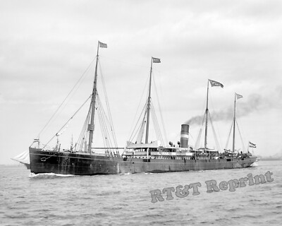Photograph S.S. Rotterdam Steamship / Ocean Liner Year 1901 8x10 | eBay