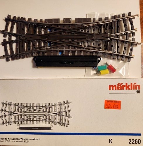 HO Scale Model Trains Marklin K-Track #2260 Double Slip Switch ...