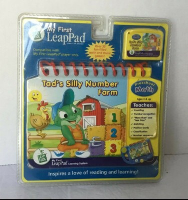 LeapFrog Preschool Math My First LeapPad Tad's Silly Number Farm Book ...