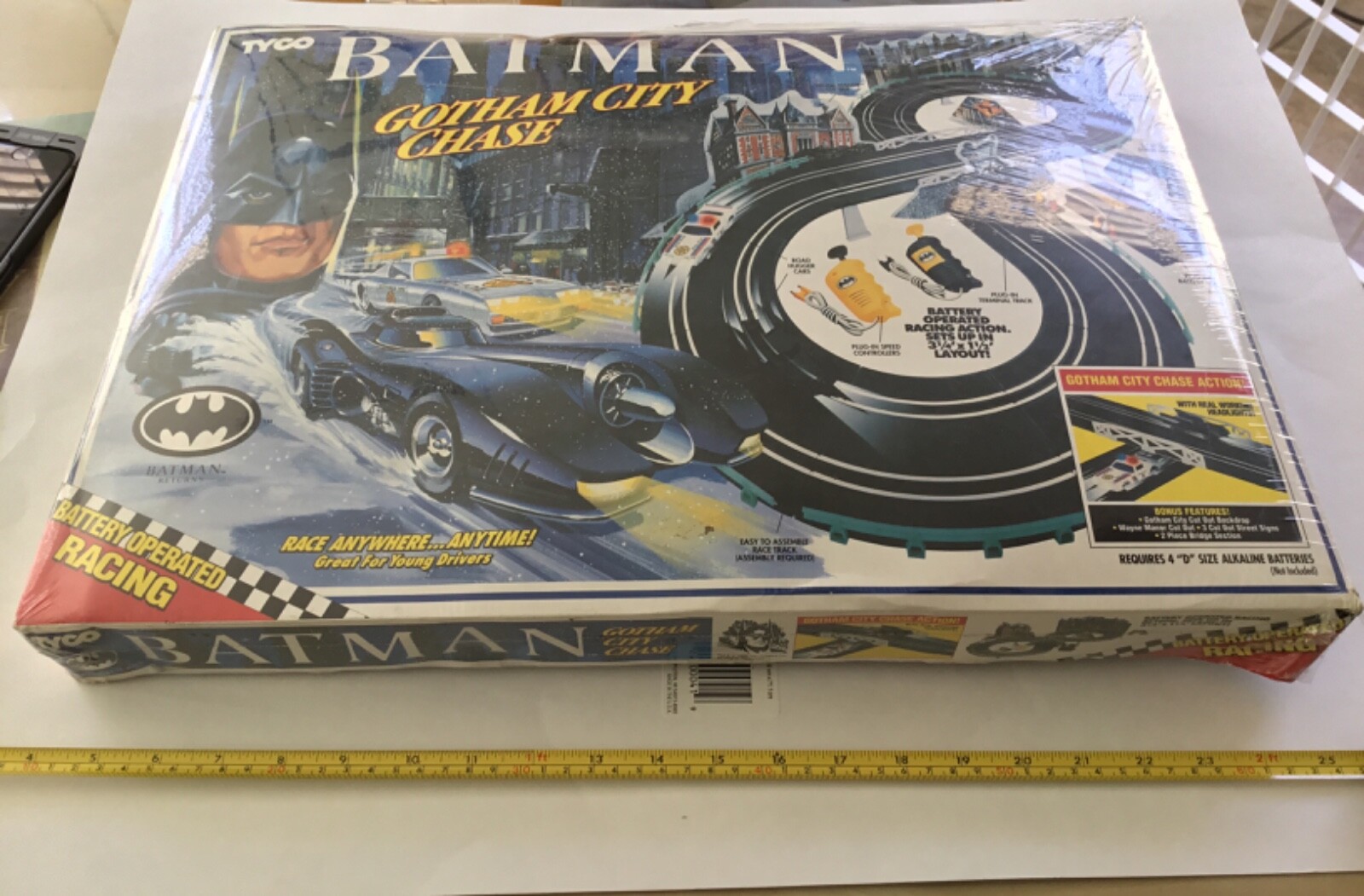 Tyco Batman Returns Gotham City Chase 1992 Battery Operated Sealed In ...