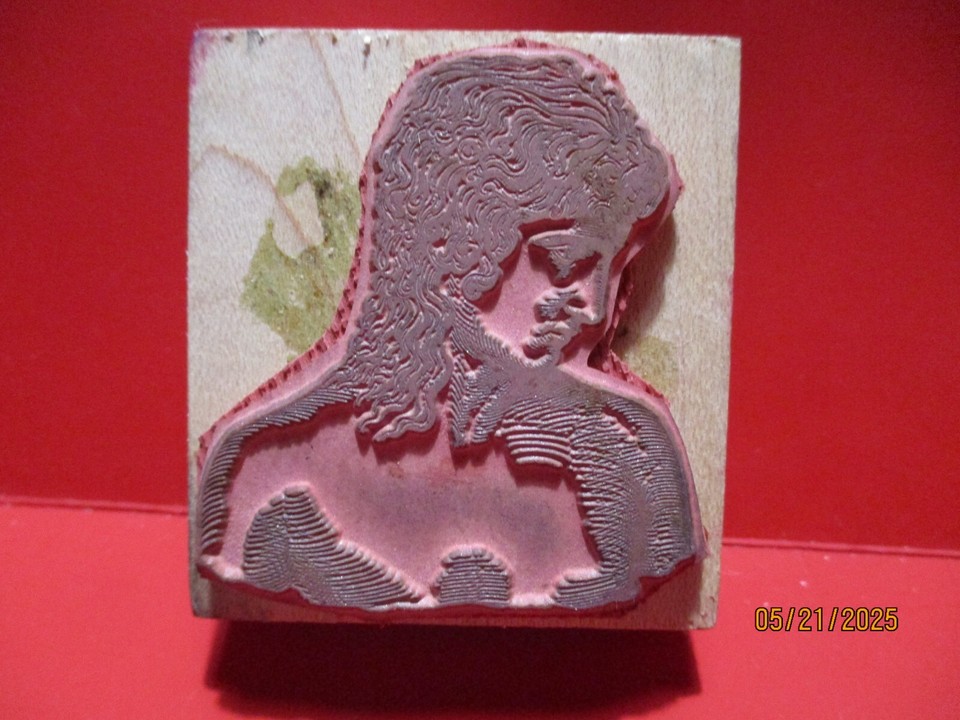 ANCIENT WOMAN STATUE iRUBBER STAMP WD MTD | eBay