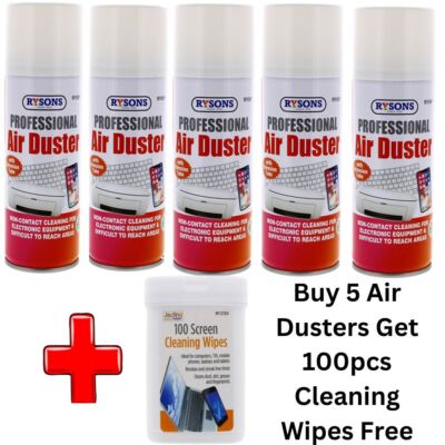 compressed air duster spray can Gas For Laptop Printer & Keyboard ...