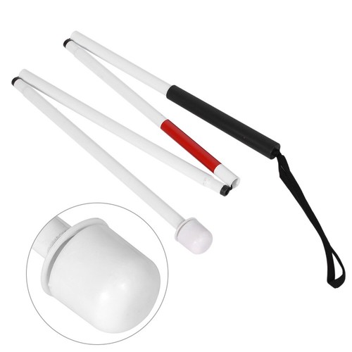 Folding Cane Walking Stick Metal 127cm Blind Guide Cane For Elder For ...