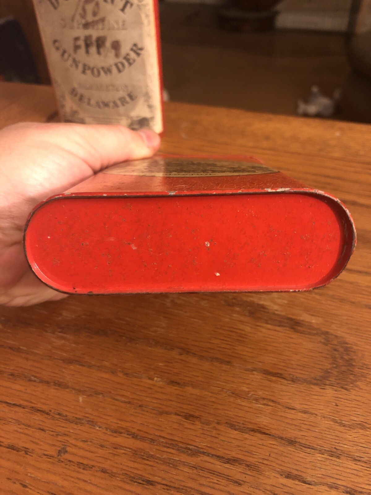 Vintage Gunpowder Advertising Tin American Powder Mills Dead Shot FFG ...