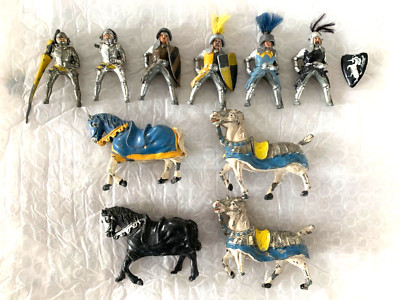 Timpo Lead Knights Of The Round Table Horse Mounted Figures | eBay UK