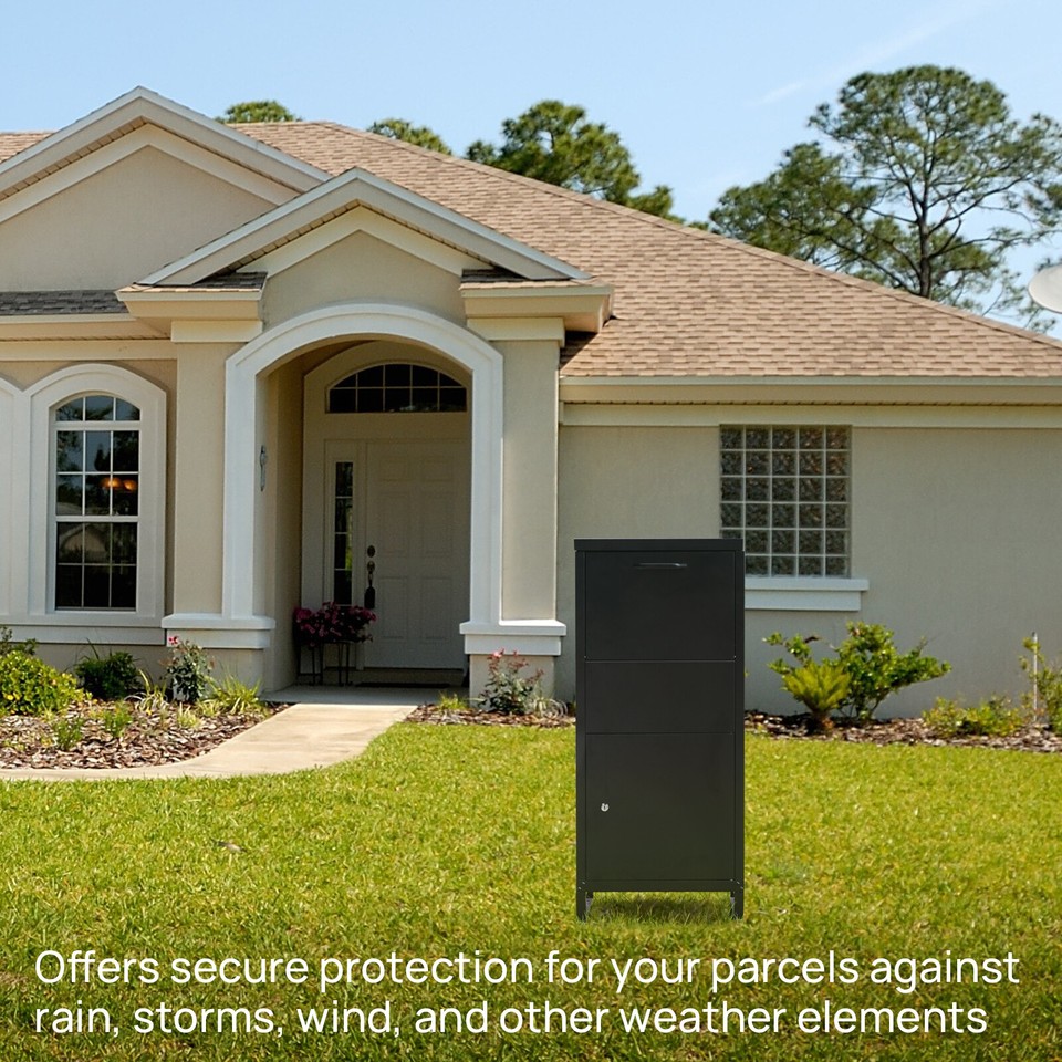 Large Package Delivery Box Large Parcel Storage Lockable Home Drop ...