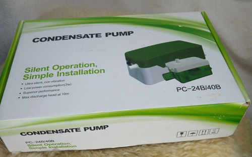 CONDENSATE PUMP COMPACT QUIET DESIGN MODEL PC 40B LOW 3 WATTS FLOW RATE 10.5GPH | eBay