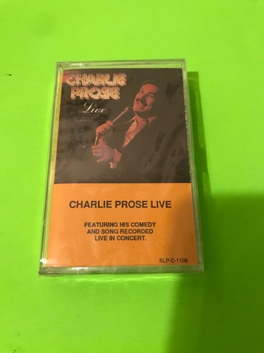 Charlie Prose live cassette sealed unopened comedy and song | eBay