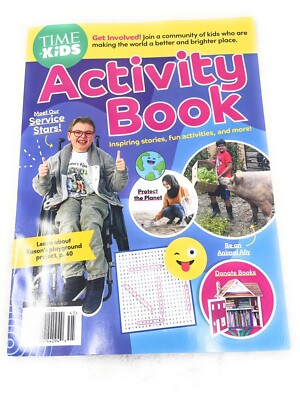 TIME for Kids Magazine Activity Book Activities Puzzles Involvement Fun ...