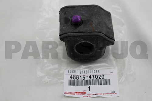 4881547020 Genuine Toyota BUSH, FRONT STABILIZER BAR, LH 48815-47020 | eBay