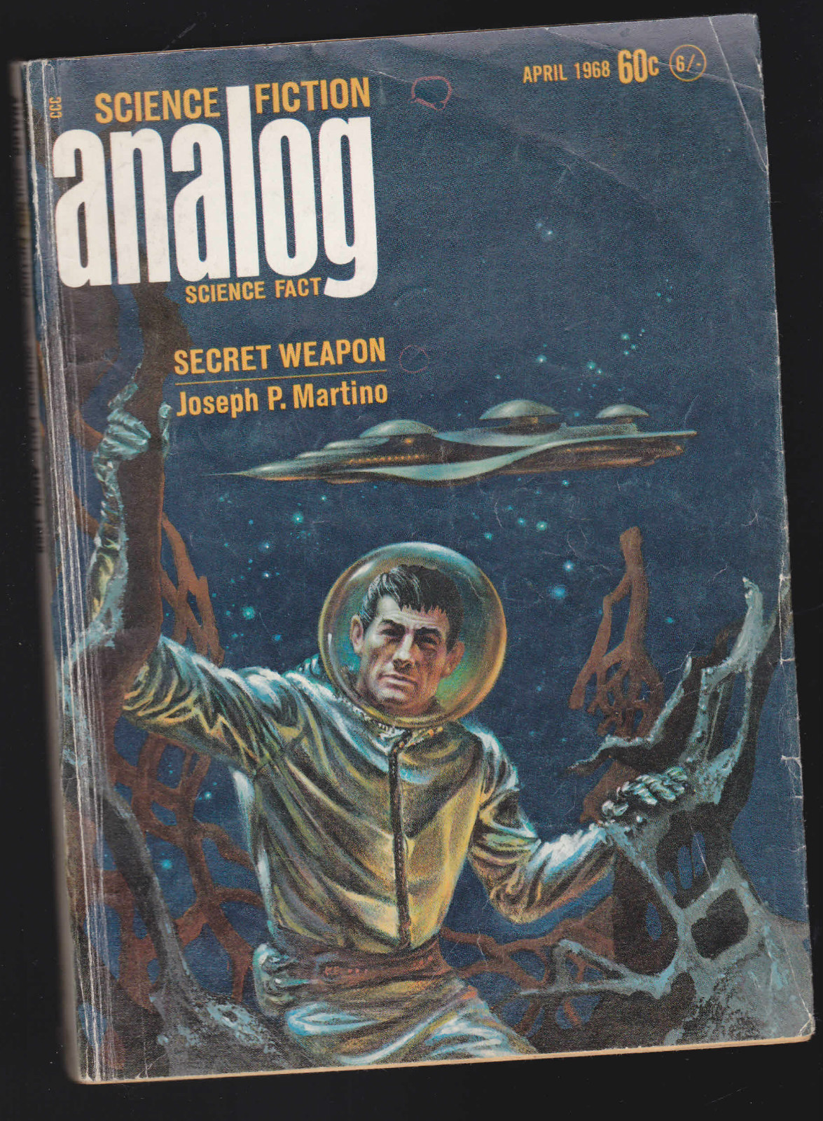 Analog Magazine April 1968 Joseph P Martino Harry Harrison Christopher ...