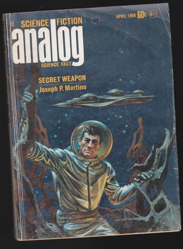 Analog Magazine April 1968 Joseph P Martino Harry Harrison Christopher ...