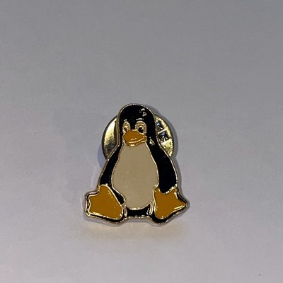 Vintage 1990's Tux the Penguin Linux Operating Systems Mascot Logo ...