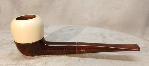 Beautiful Medico Double-Dri Bakelite Tobacco Pipe W/Removable Briar ...