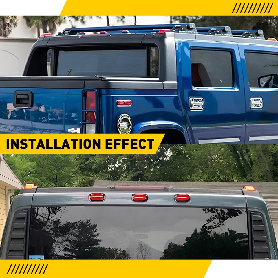 Smoked or Amber/Red Roof Top Cab Light Housing Cover for 2003-2009 ...