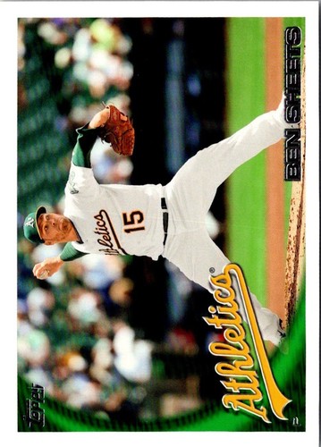2010 Topps Update Ben Sheets #US-205 Oakland Athletics Baseball Card | eBay