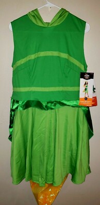 womens NEW NWT LIGHT UP BUG HALLOWEEN COSTUME size LARGE 1 PC DRESS ...