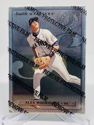 1996 DONRUSS STEEL STATS Alex Rodriguez 8 OF 77 Seattle Mariners ...