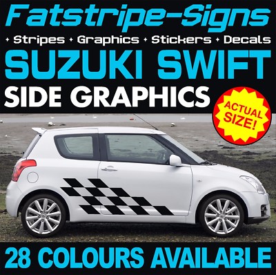 to fit SUZUKI SWIFT GRAPHICS STICKERS STRIPES DECALS SPORT SZ-R 1.3 1.4 ...