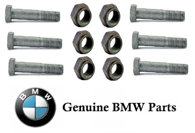 Driveshaft bolts nuts hardware GENUINE BMW Drive Shaft Flex Disc guibo ...