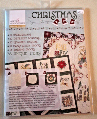 ANITA GOODESIGN Special Edition Christmas Embroidery Machine Designs ...
