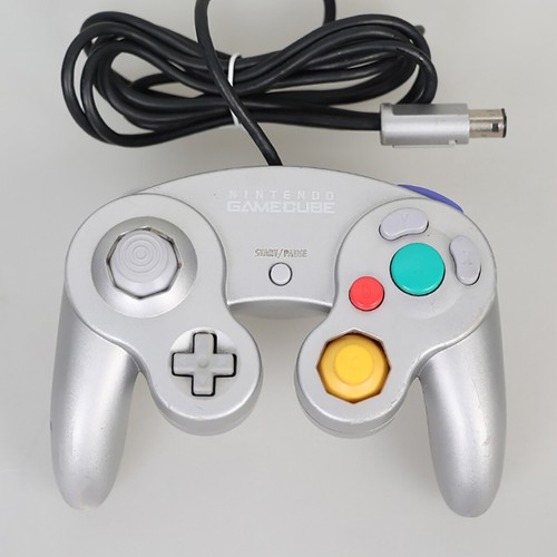 Original Nintendo GameCube Controller NGC GC DOL-003 Silver Wii Remote ...