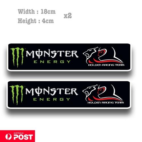 Monster Energy Drink Logo HOLDEN RACING REAM Car, Truck Fridge Bar ...