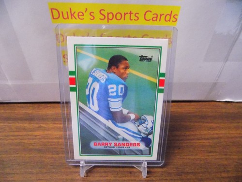 1989 Topps - Barry Sanders - Rookie Card #83T - K35 | eBay