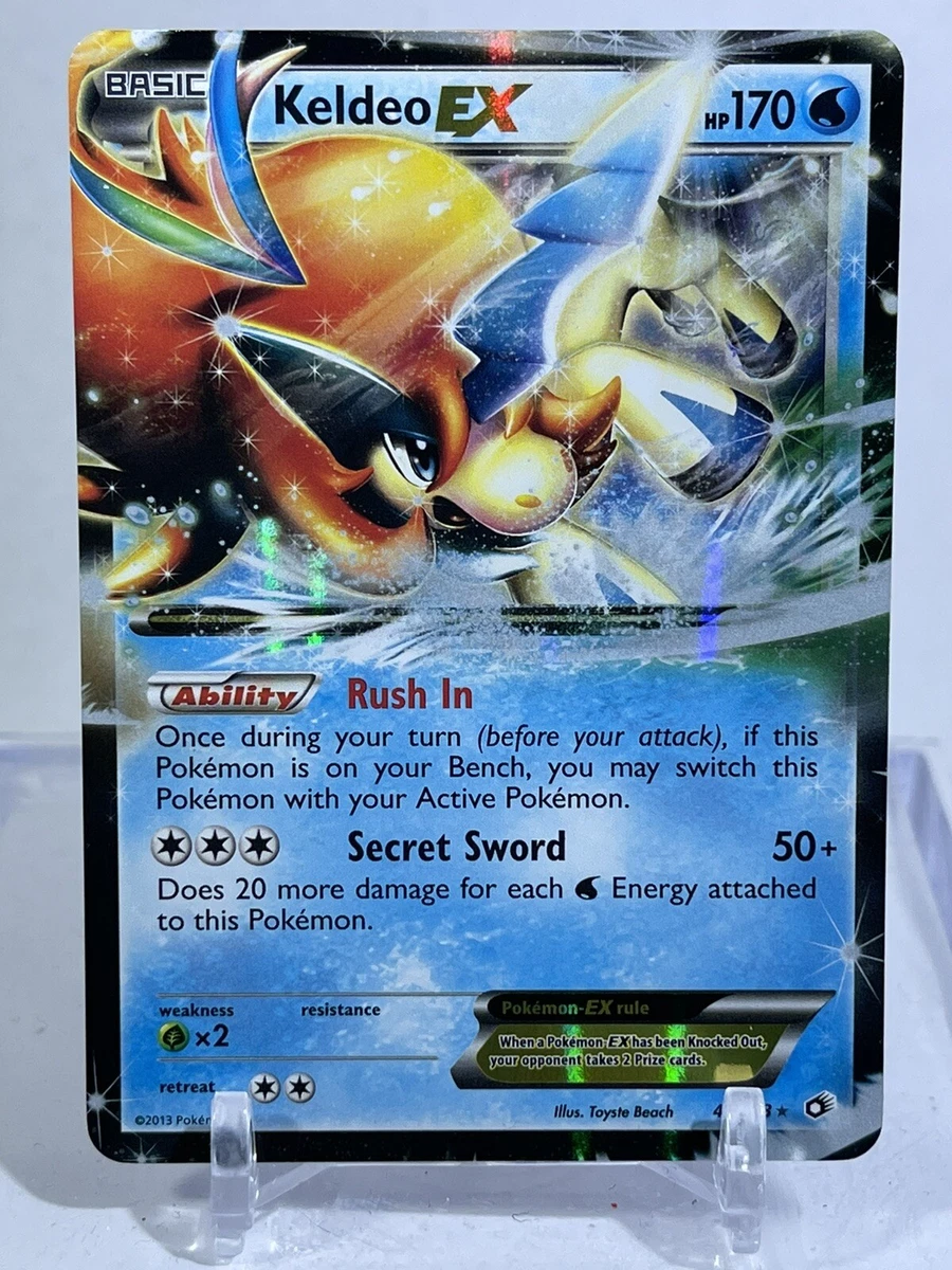 Legendary Pokemon Keldeo Card