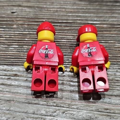 Lego Coca-Cola Delivery Truck Vending Machine 2 Minifigures Stickers ...