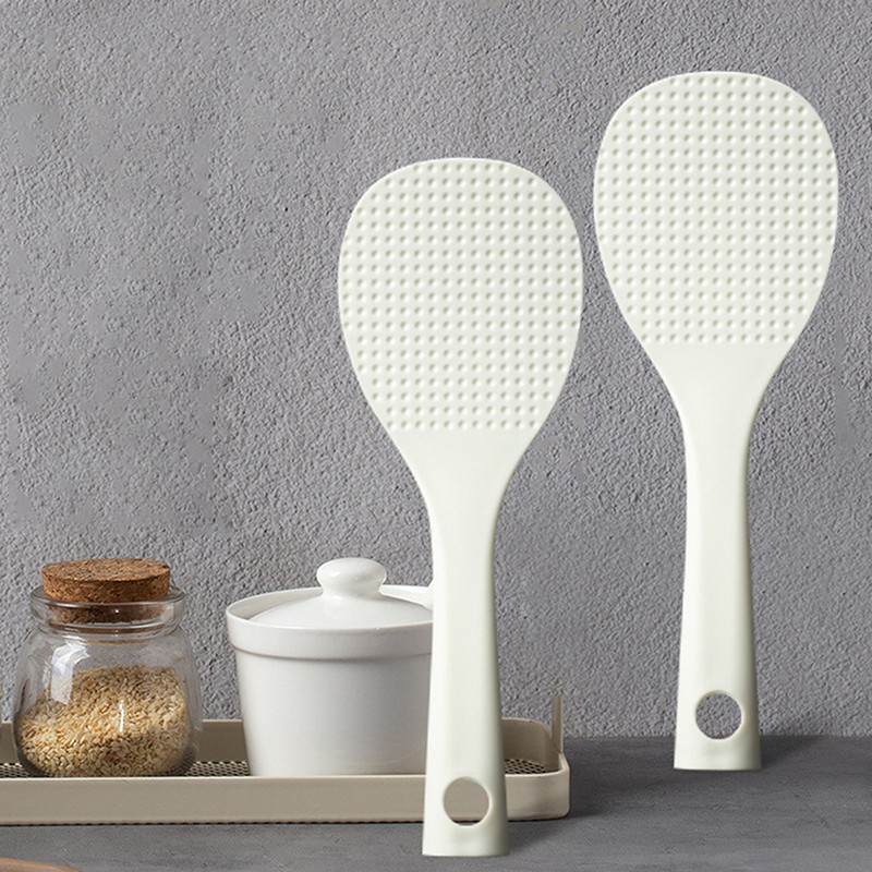 Rice Scoop Stand-up Non-stick Rice Spoon Plastic Rice Cooker Spoon PP ...