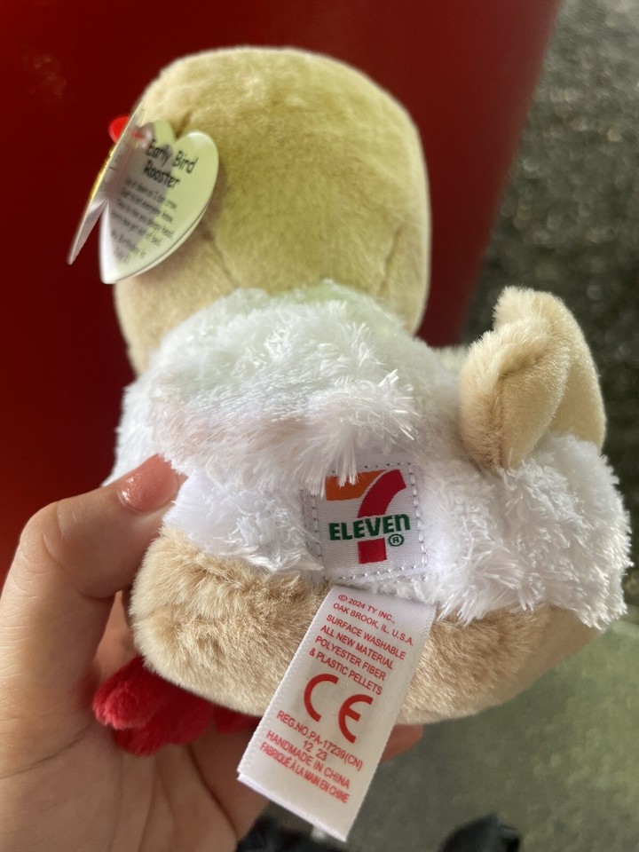 NWT Ty Beanie Boos Early Bird Rooster Rare 711 Exclusive Plush Beanie ...